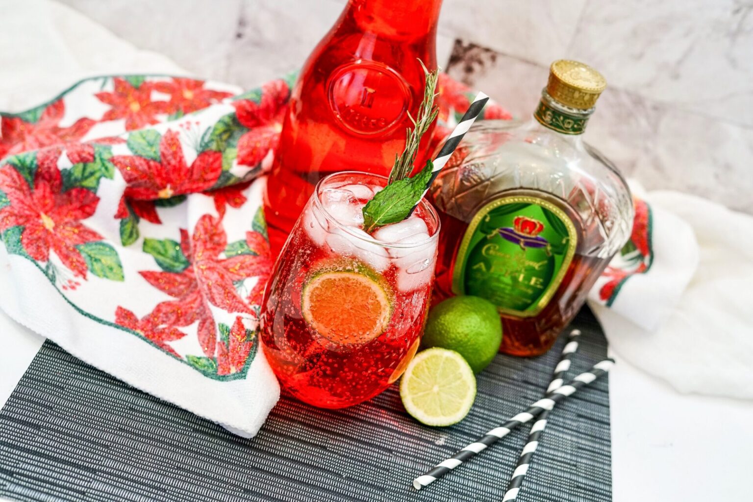Crown Royal Apple Cranberry Ginger Ale - Cocktails and Appetizers