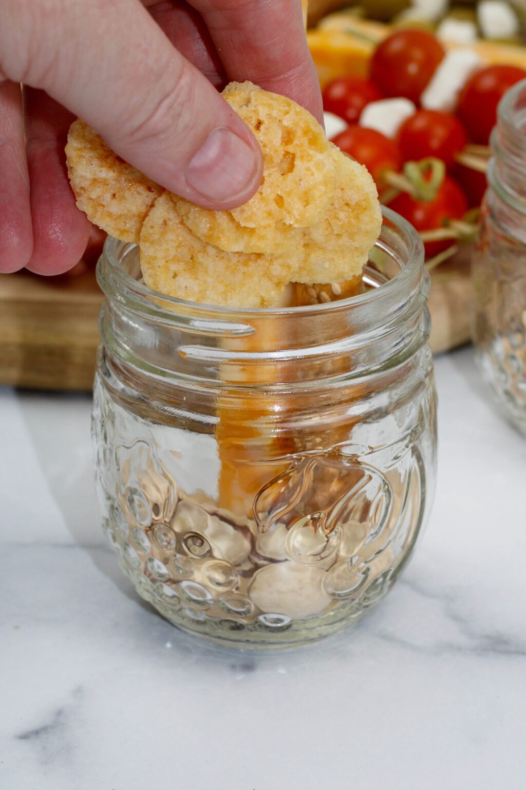 Easy Charcuterie Jars - Cocktails and Appetizers