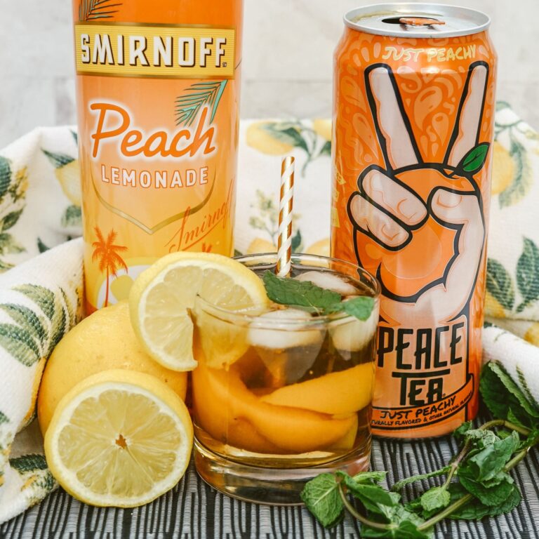 Spiked Peach Peace Tea - Cocktails and Appetizers