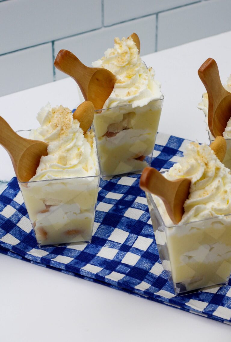 Banana Pudding Cups - Cocktails and Appetizers