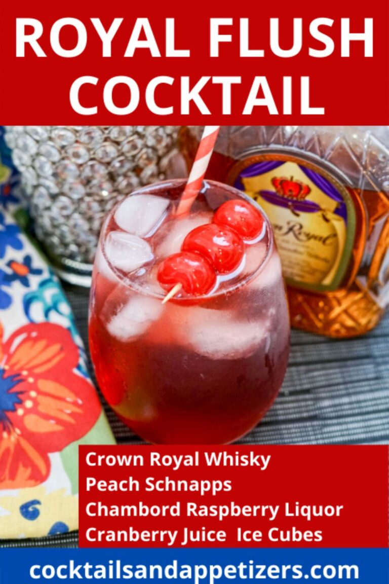 Royal Flush Cocktail - Cocktails and Appetizers