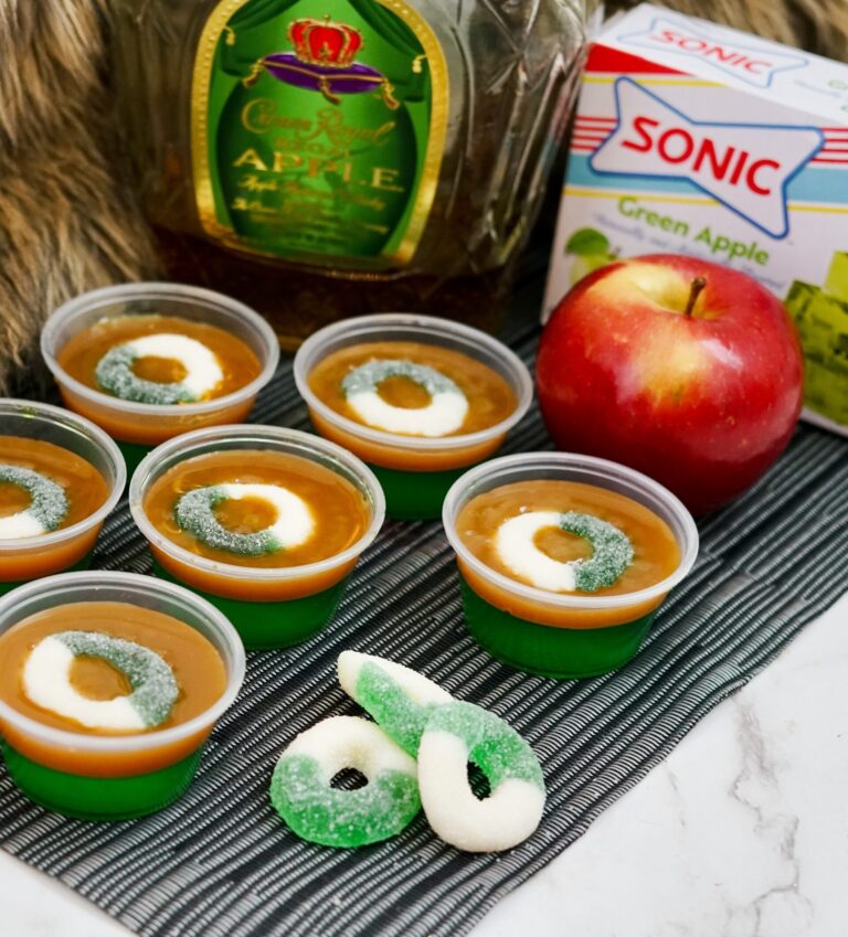 Caramel Apple Jello Shots - Cocktails and Appetizers