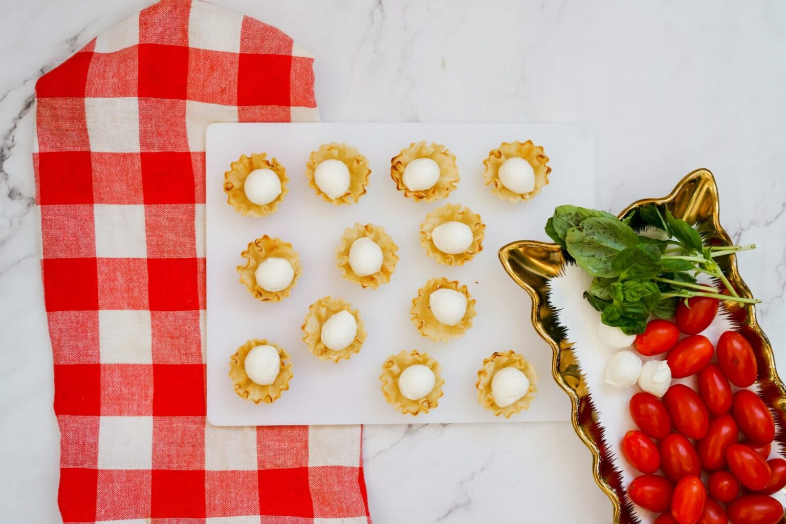 Caprese Bites - Cocktails and Appetizers