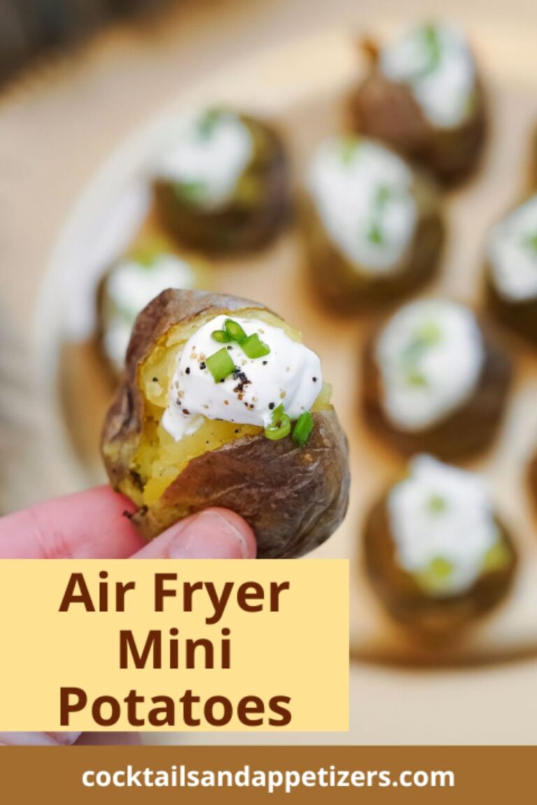 Air Fryer Mini Potatoes - Cocktails and Appetizers