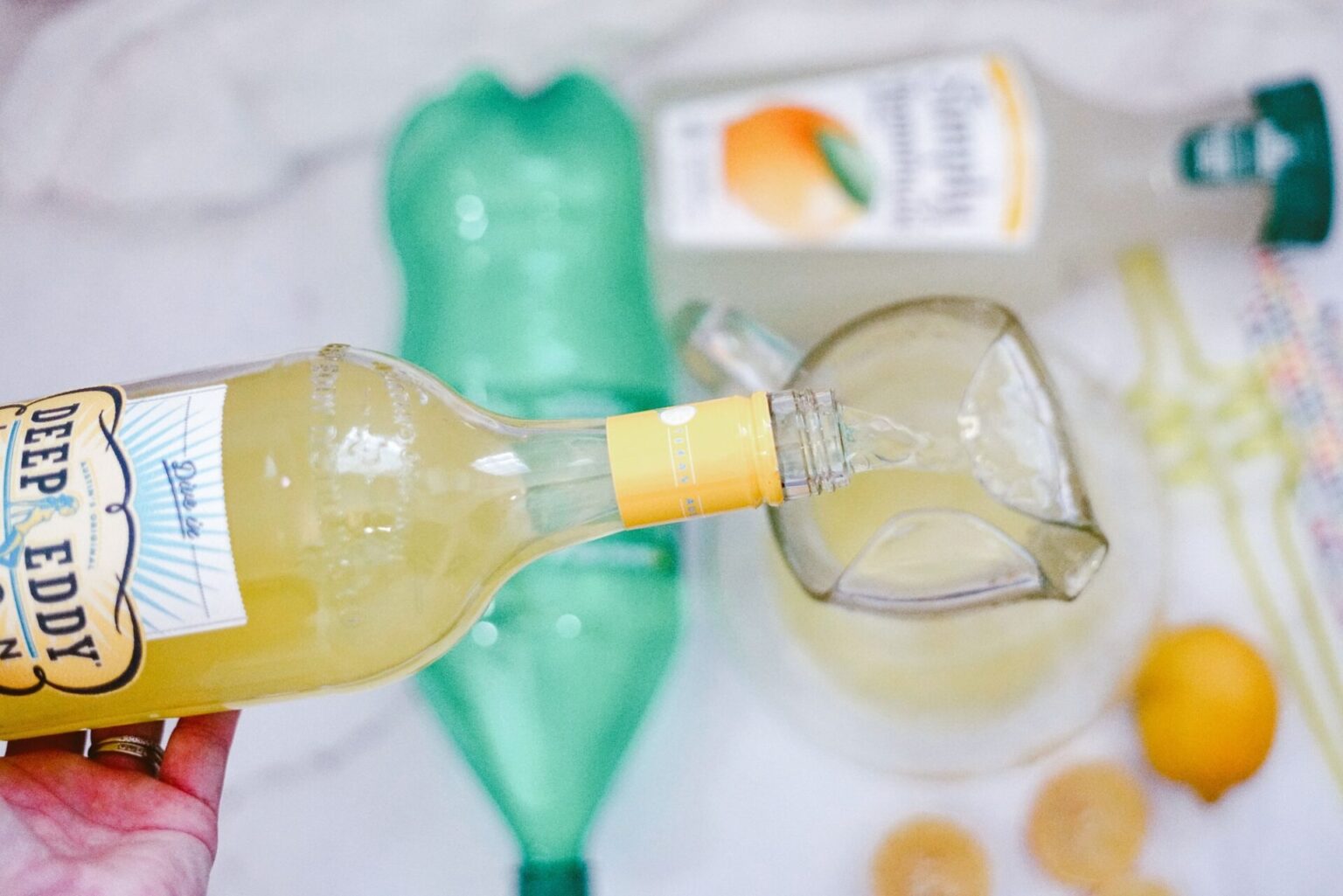 Champagne and Lemonade Cocktail - Cocktails and Appetizers