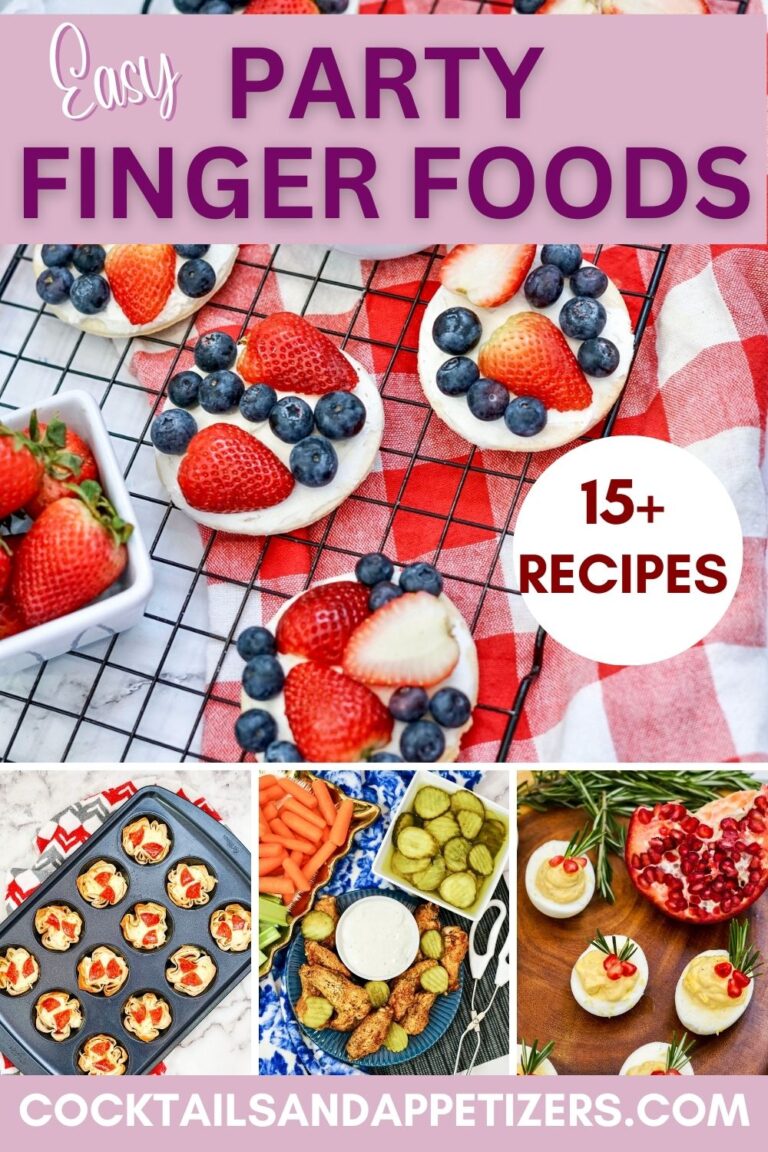 Party Finger Food Ideas - Cocktails and Appetizers