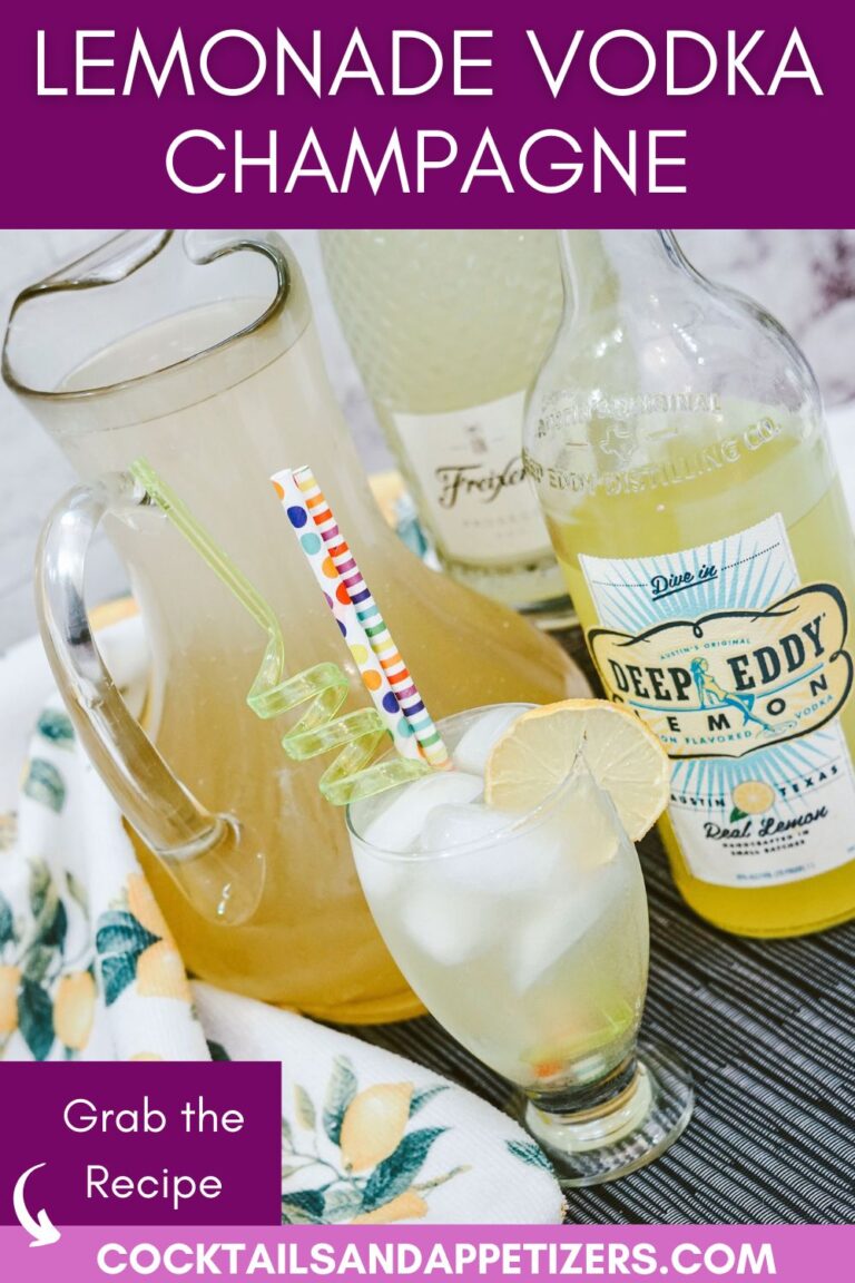 Champagne and Lemonade Cocktail - Cocktails and Appetizers