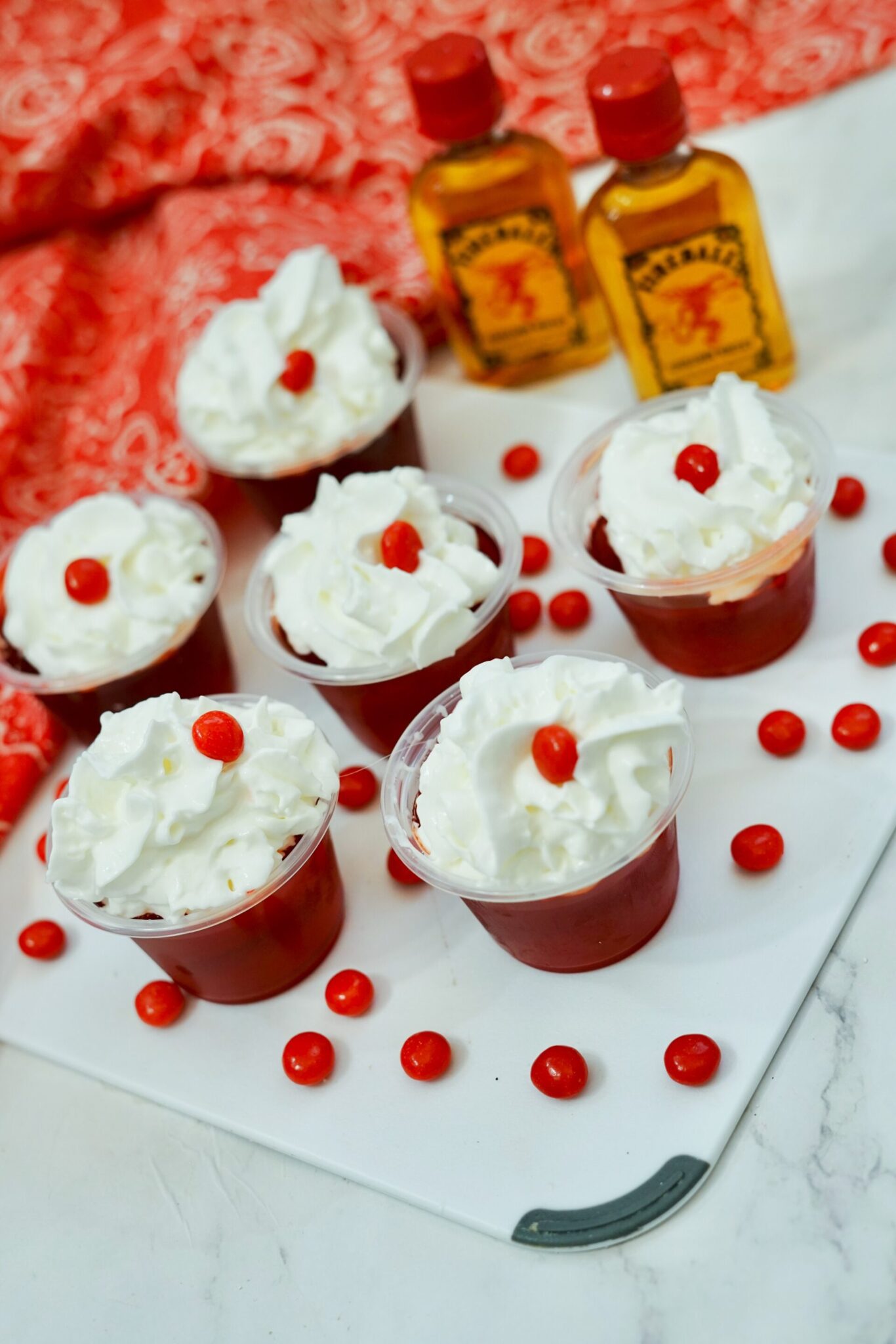 Fireball Jello Shots - Cocktails and Appetizers