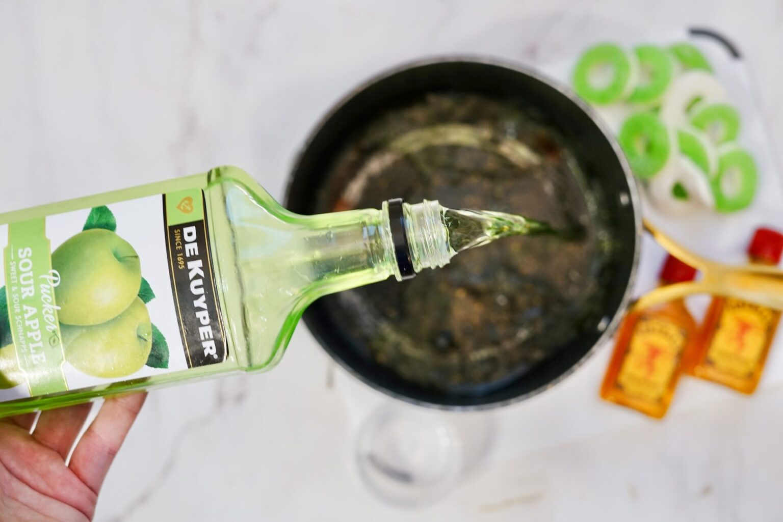 Apple Pucker Jello Shots - Cocktails and Appetizers