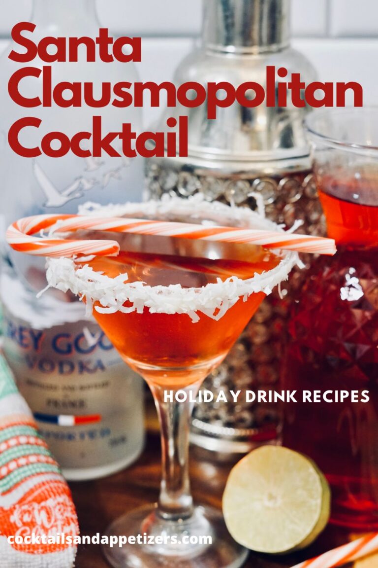 Santa Clausmopolitan Cocktail - Cocktails and Appetizers