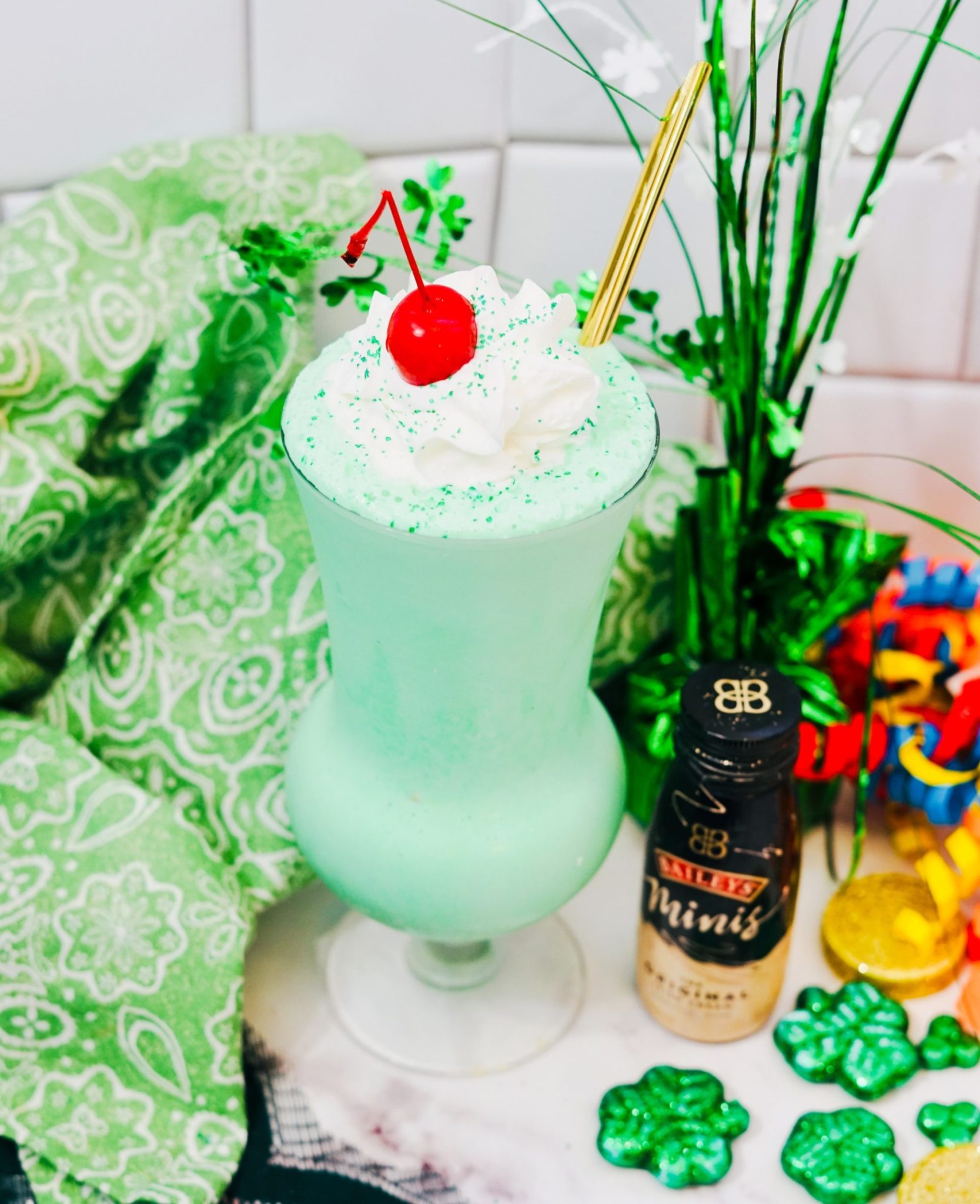 Boozy Shamrock Shake Recipe - Cocktails and Appetizers