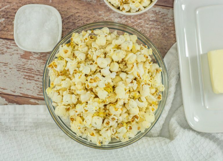 Salt and Vinegar Popcorn- Cocktails and Appetizers