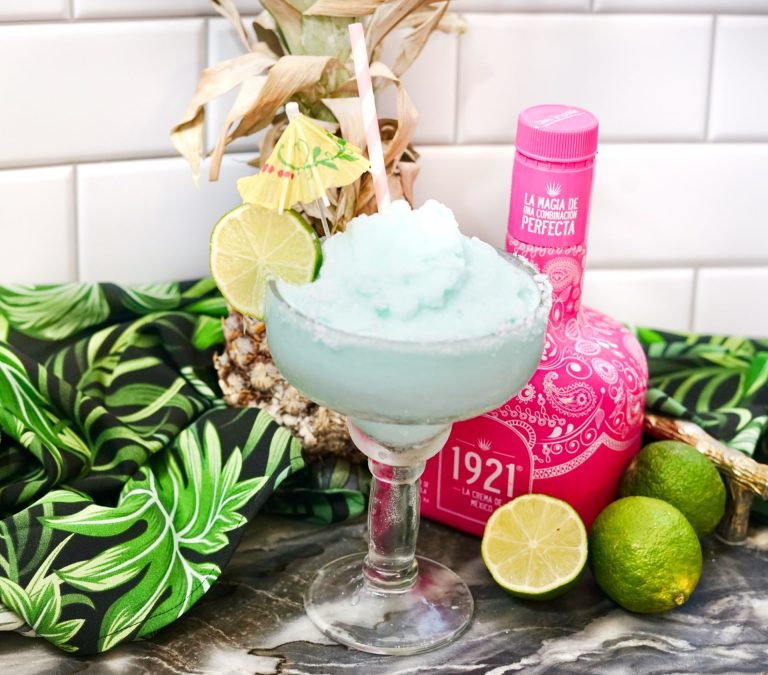 Blue Coconut Margarita - Cocktails and Appetizers