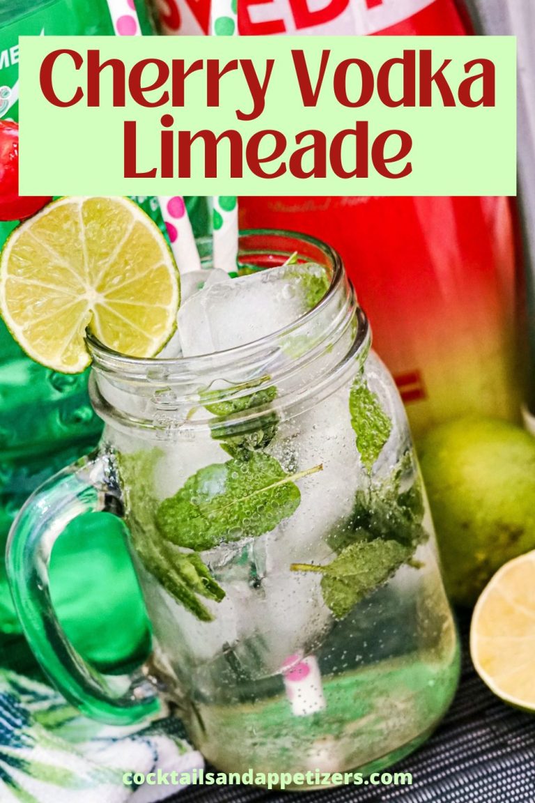 Cherry Limeade Vodka Smash - Cocktails and Appetizers