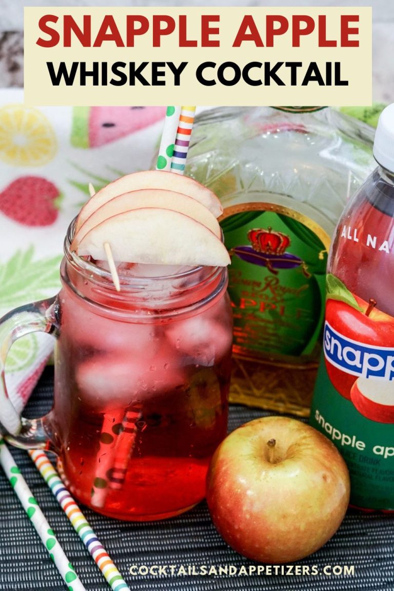 Snapple Apple Whiskey Cocktail - Cocktails and Appetizers