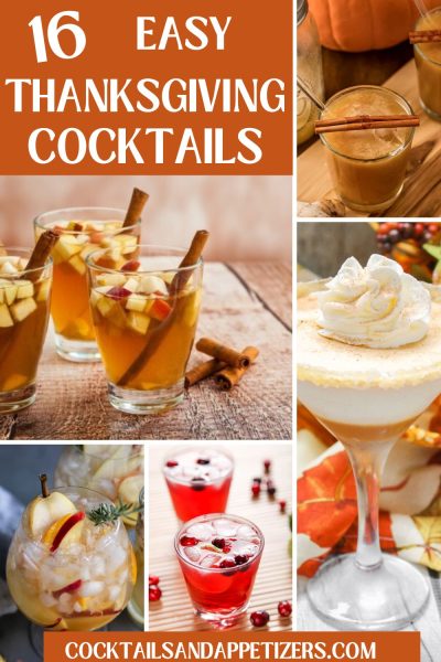 Thanksgiving Party Cocktails - Cocktails and Appetizers