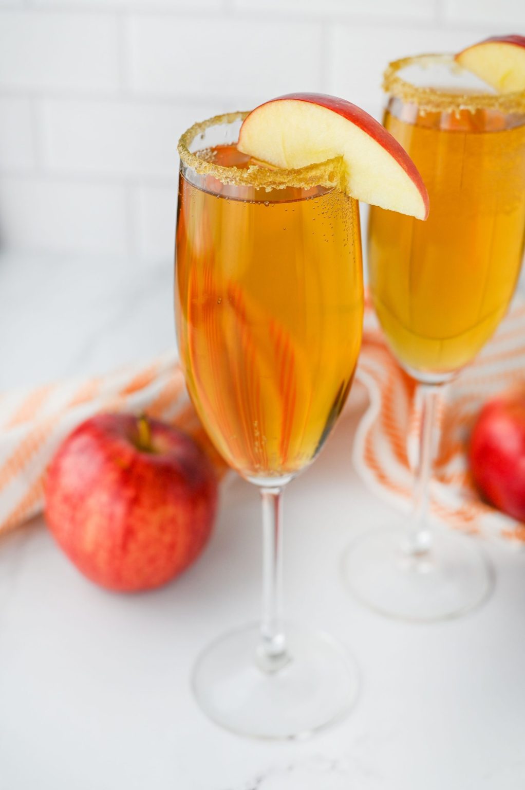 Apple Cider Mimosas - Cocktails and Appetizers