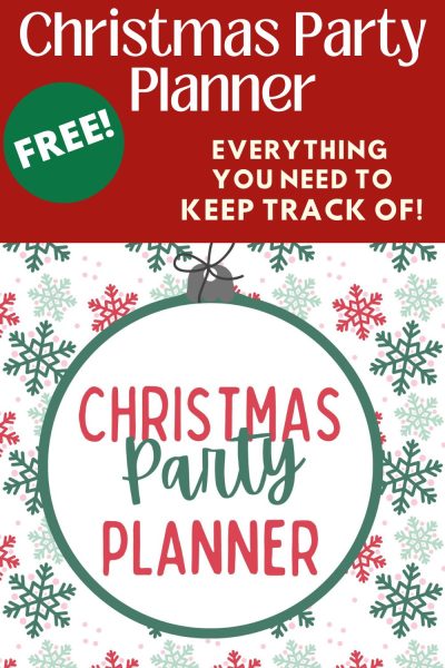 Christmas Party Planner (Free Printable) - Cocktails and Appetizers