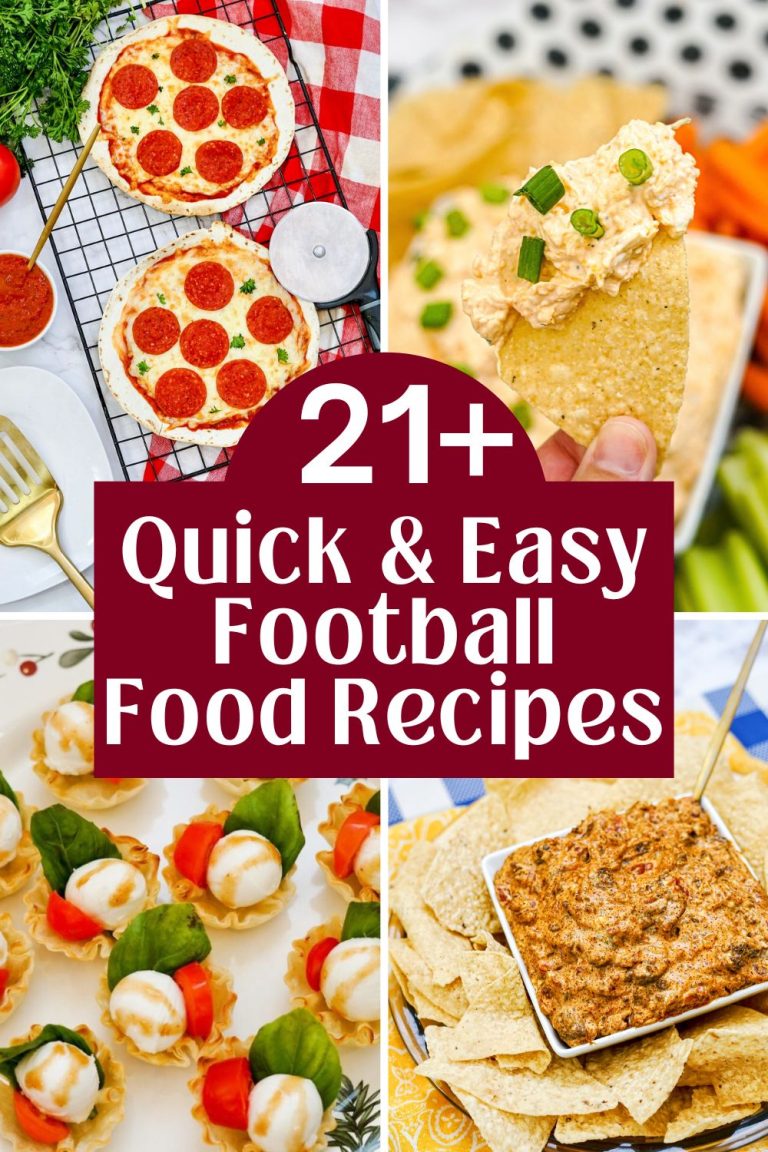 Last Minute Football Food Recipes (15 Minutes or Less) - Cocktails and ...