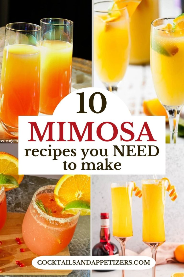 Best Mimosa Recipes - Cocktails and Appetizers